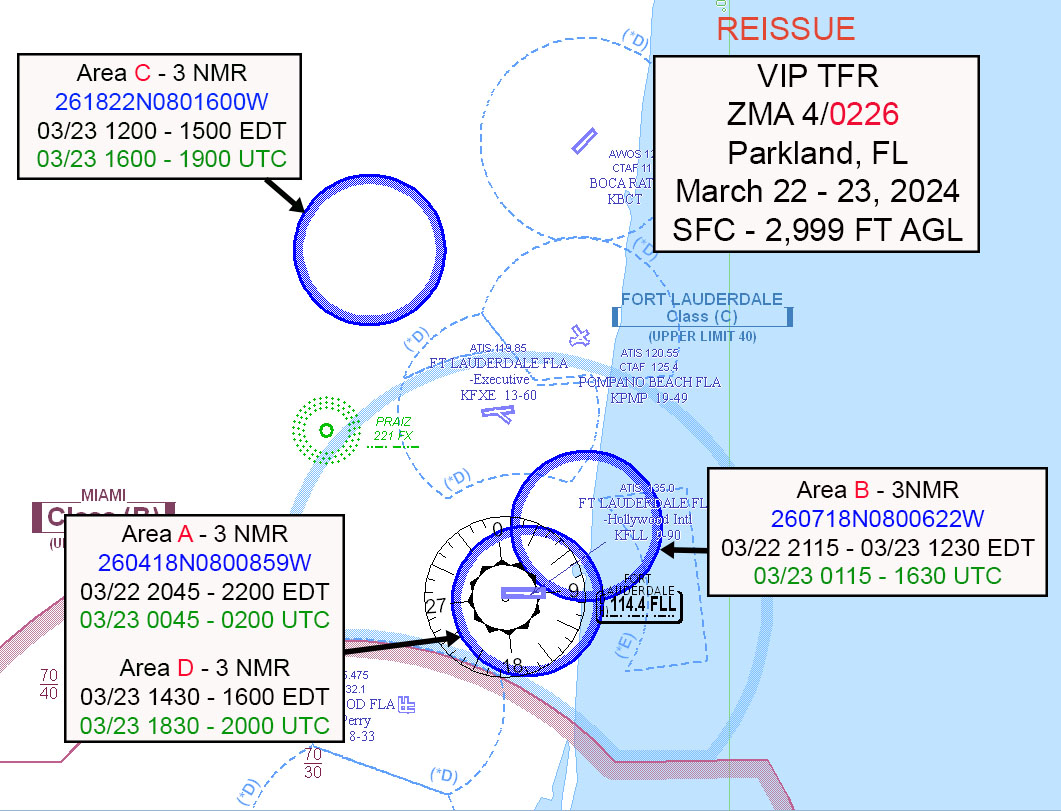VIP 91.141 TFR NOTAM Impact Statements | NBAA - National Business ...